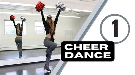 Cheer Dance Routine 1 Step By Step Cheerleading Dance Tutorial Pom Poms