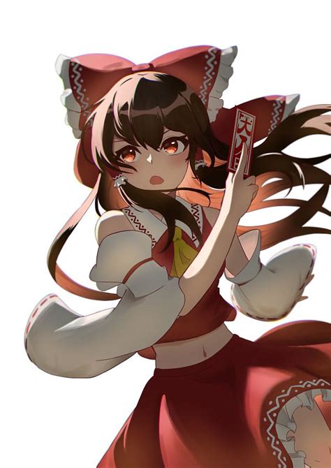 Hakurei Reimu Reimu Hakurei Touhou Image By Ritu Mangaka