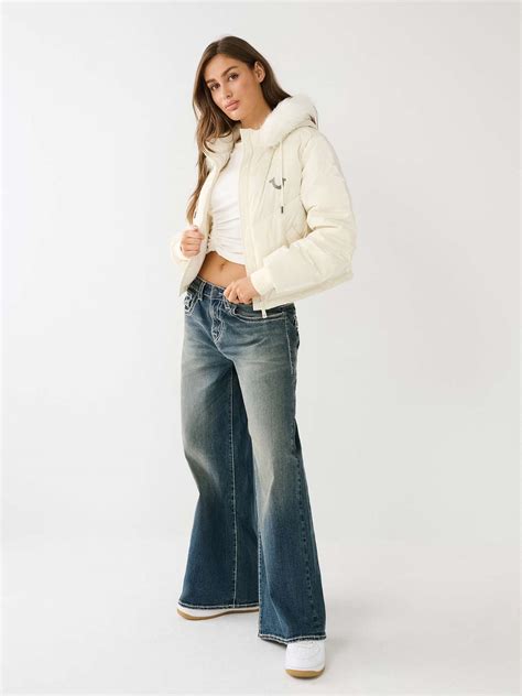 Faux Fur Hooded Puffer