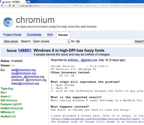 Windows 8 Chrome Browser Rendering Is Slightly Fuzzy Super User