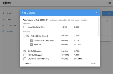 Jdk Sdk And Ndk Missing Unity Engine Unity Discussions