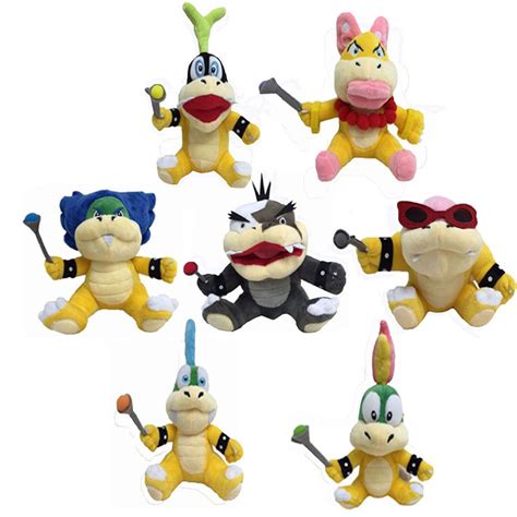 7x Super Mario Bros 3 Koopalings Larry Iggy Lemmy Roy Ludwig Wendy