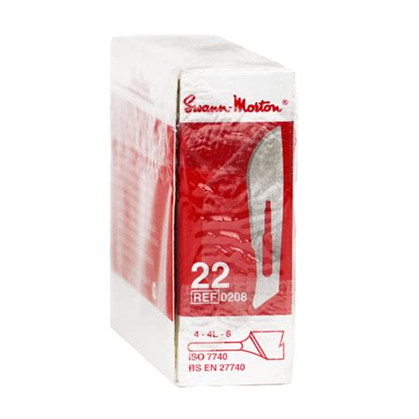 Swann Morton Scalpel Blade 22 Sterile P 100 Castration 52 Off