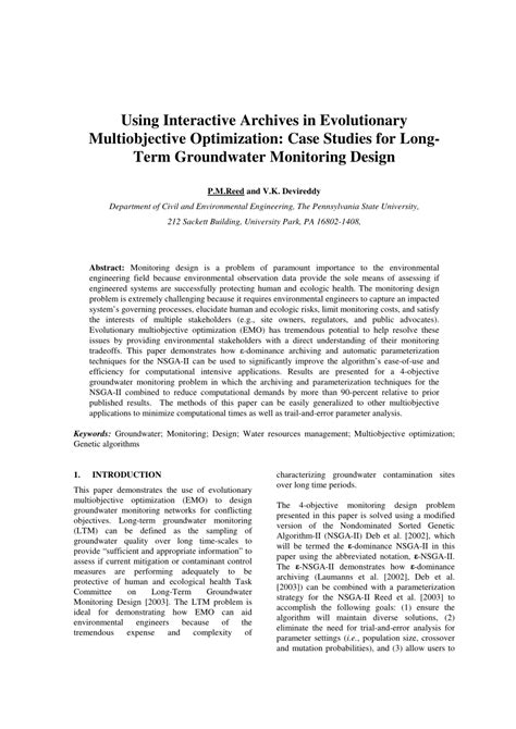 Pdf Using Interactive Archives In Evolutionary Multiobjective