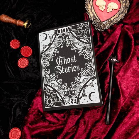 Ghost Stories Vintage Style Gothic Notebook The Gothic Stationery Company