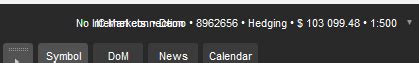 CTrader Forum Visual Bug Account Info Overlap