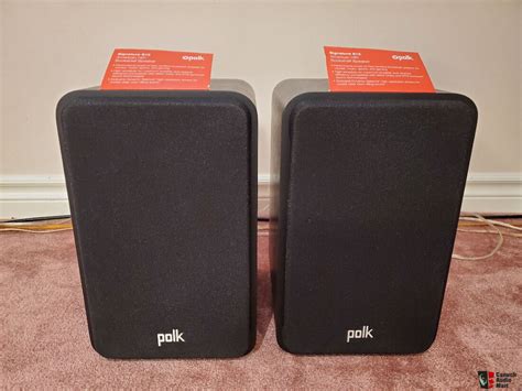 Polk Audio Signature S Watts Bookshelf Speakers Brand New Photo Canuck Audio Mart