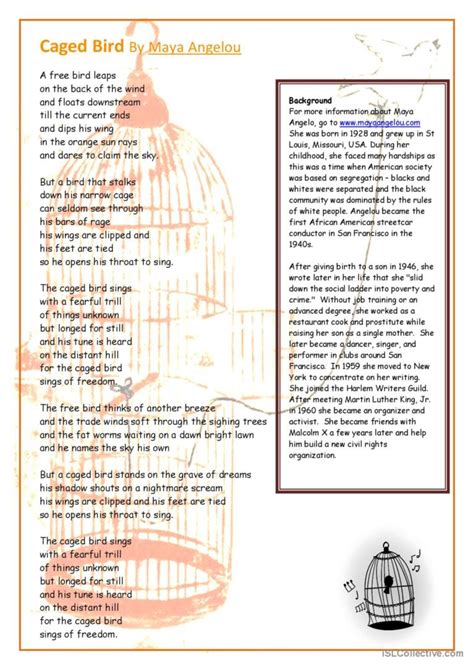 Analysis Of Maya Angelou S Caged Bird 58 OFF
