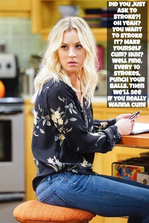 Image Tagged With Kaley Cuoco Ballbusting Caption Ballbusting