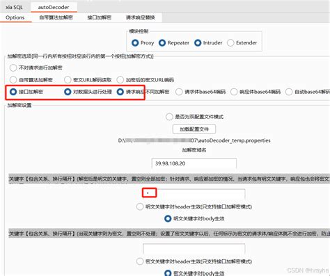 利用autodecoder工具在数据包加密 签名验证站点流畅测试 csdn博客