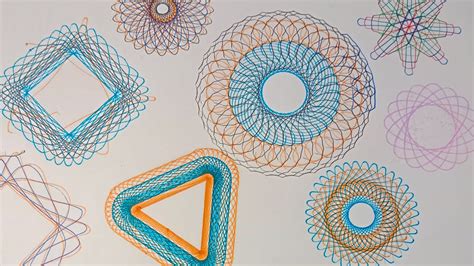 How to Make Multiple Hypnotizing Spirograph Patterns - YouTube