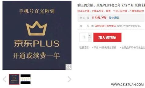 京东plus会员年卡12个月【6999】验证码充值，京东plus会员年卡12个月 京典卡权益 最新线报活动教程攻略 0818团