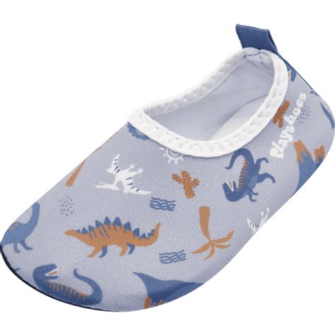 Playshoes Buty Do Chodzenia Boso Dino Allover Niebieski Pinkorblue Pl