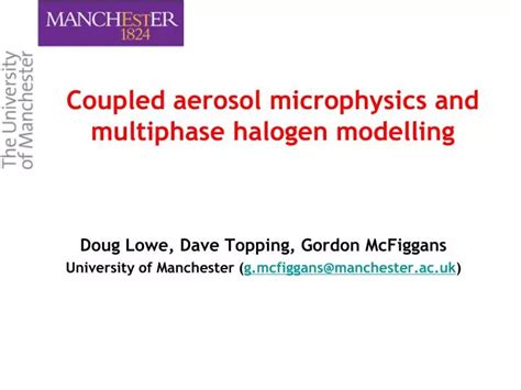 Ppt Coupled Aerosol Microphysics And Multiphase Halogen Modelling Powerpoint Presentation Id