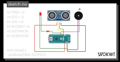 Ultrasonicocar Wokwi Esp32 Stm32 Arduino Simulator