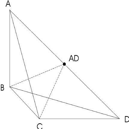 The Calculation Of New Barycentric Coordinates For A Point P In