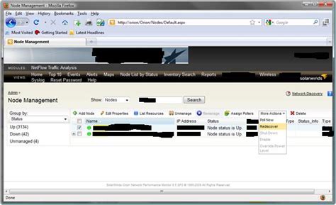 rescan device forum network performance monitor npm thwack