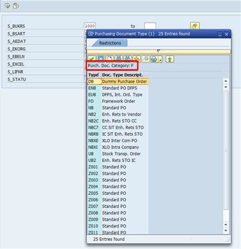 Selection Screen Search Help Filtering ABAP Police