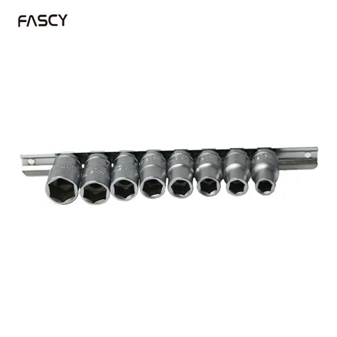 8pcs 12 Socket Wrench Head Metric Socket Set Socket Wrench Kit Bolt