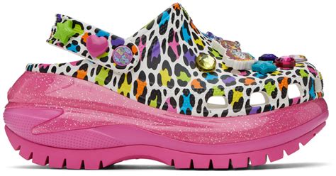 Crocs White Lisa Frank Edition Mega Crush Clogs Smart Closet