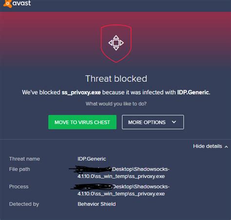 Anti Virus Detected Ssprivoxyexe As A Virus · Issue 2873