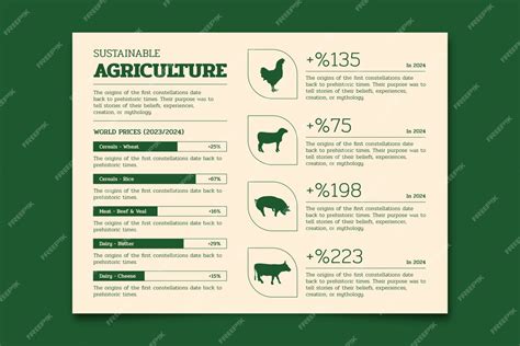 Шаблон инфографики окружающей среды Бесплатно векторы