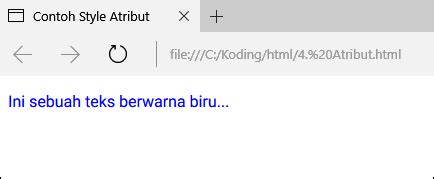 Atribut Pada HTML Ayam Koding