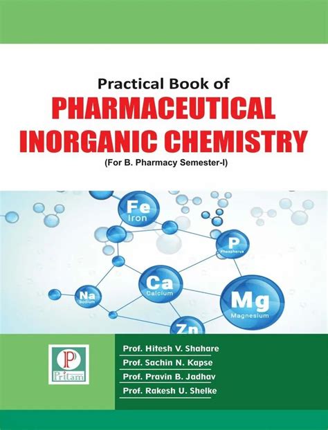 English Practical Book Of Pharmaceutical Inorganic Chemistry Pritam