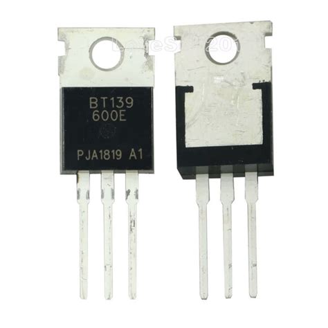 5 Pcs Bt136 600e Triac Ac Switching Controlling Peak On State Current