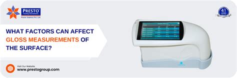 What Factors Can Affect Gloss Measurements Of The Surface