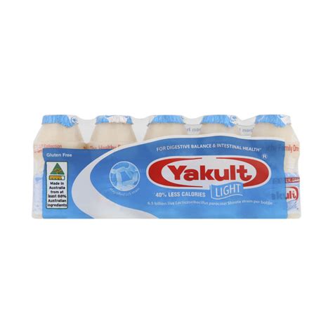 Buy Yakult Fermented Light Probiotic Milk 5 Pack 65ml Coles