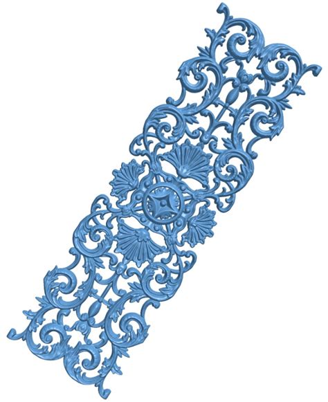 Pattern Flowers 3d Model Vector Files