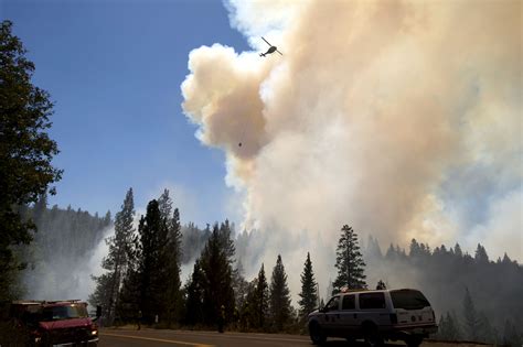 Rim Fire Near Yosemite National Park New York Post