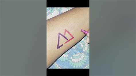 3d Traingle Trible Tattoo Design Coloured Tattoo Design Nikaart9588