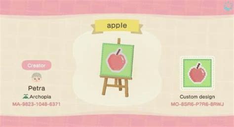 I Was Wondering If You Know Of Any Apple Themed Acnh Custom Designs