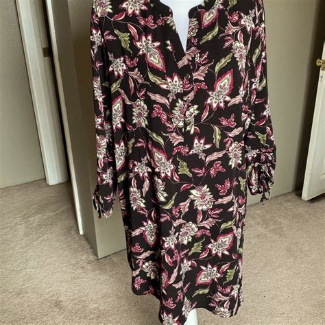 Roz Ali Tops Roz Ali Womens Highlow Side Cut Tunic Black Wwine