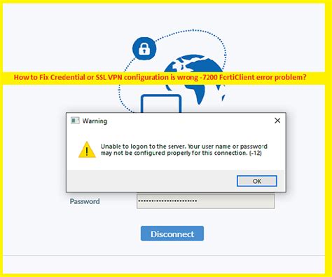 Best How To Fix Credential Or SSL VPN Configuration Is Wrong FortiClient Steps Artofit