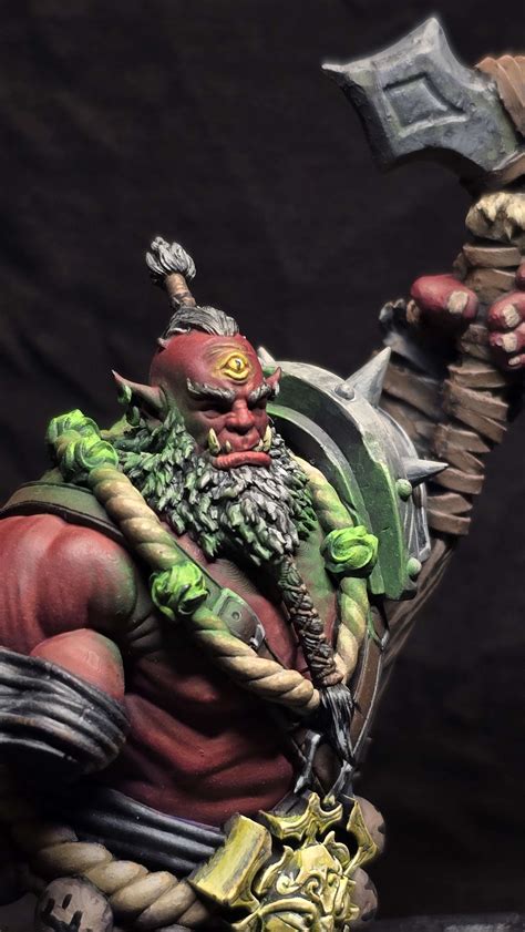 3d Printable Sidhar The Peaceful Orc Barbarian Bust By Flesh Of Gods