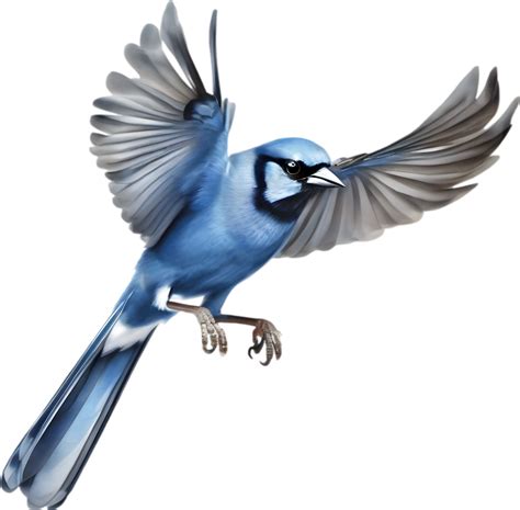 Ai Generated Watercolor Of A Blue Jay Bird Clipart 41330181 Png