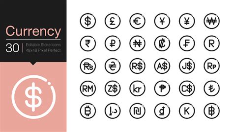 통화 아이콘입니다 현대적인 라인 디자인 프리젠 테이션 그래픽 디자인 모바일 응용 프로그램 웹 디자인 인포 그래픽 Ui 편집 가능한 스트로크입니다 페소 기호에 대한 스톡 벡터