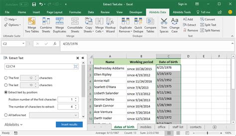 Extract Text And Numbers From Excel Cells