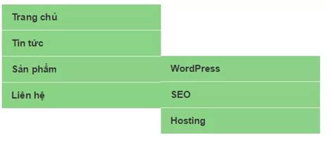 Học Css Kỹ Thuật Tạo Menu Dọc Cơ Bản