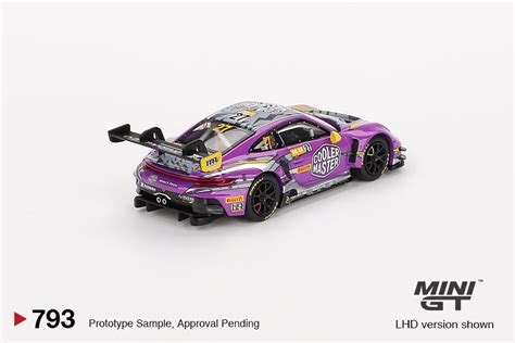 Mini Gt 164 Porsche 911 Gt3 R 27 Hubauto Racing 2023 Fia Gt World Cu
