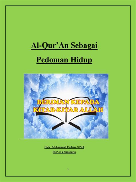 Modul Iman Pada Kitab Allah Swt Muhammd Firdaus Pdf