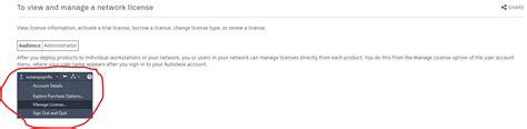 Solved View And Manage Network License User Account Info Autodesk