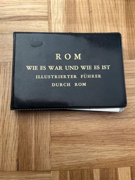 ROM WIE es war und wie es ist illustrierter Führer durch Rom EUR 5