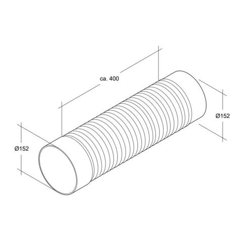 Cev Za Napo Siccabo Gibljiva Cev 150mm 0 5m Merkur Si