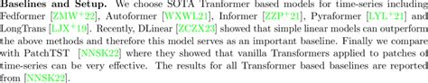 Multivariate Long Term Forecasting Results With Our Model T ∈ {96