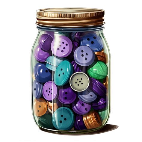 Premium Ai Image Aesthetic Jar Full Of Things