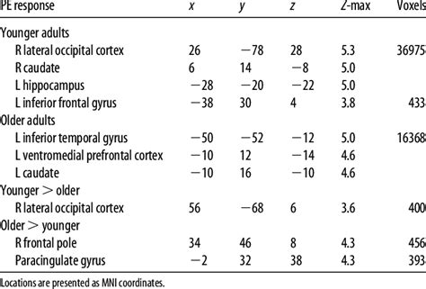 PE Related Activation Across Feedback Delay Conditions Whole Brain Download Scientific Diagram